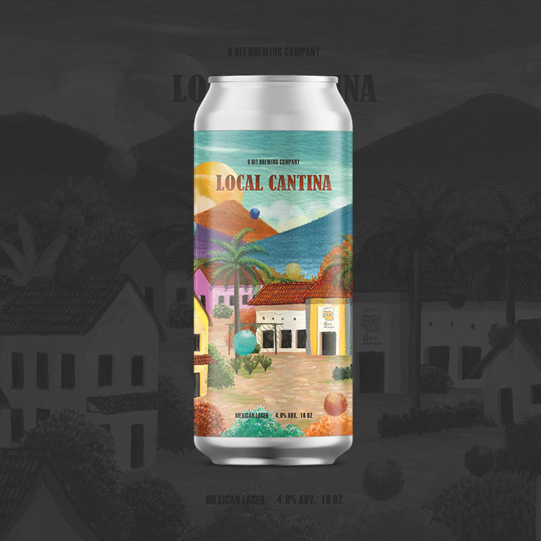 "Local Cantina" Mexican Lager 4-pack (Shipping) – 8 bit Brewing Company